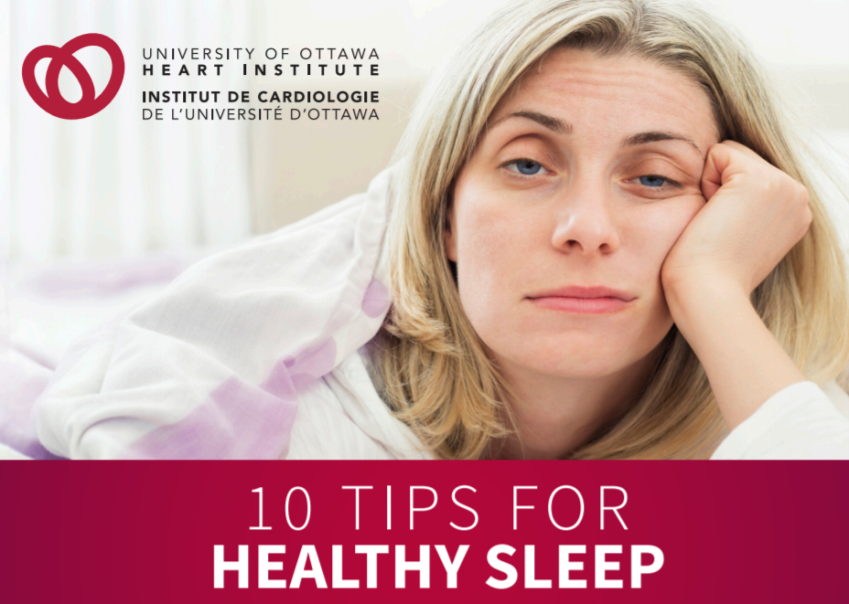 10 Tips For A Healthy Sleep - University of Ottawa Heart Institute ...